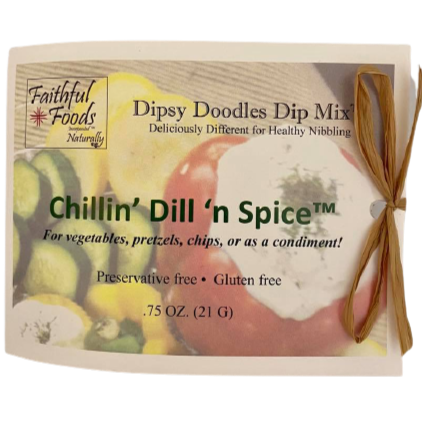 Chillin' Dill 'n Spice Dipsy Doodles Dip Mix – Faithful Foods Inc.